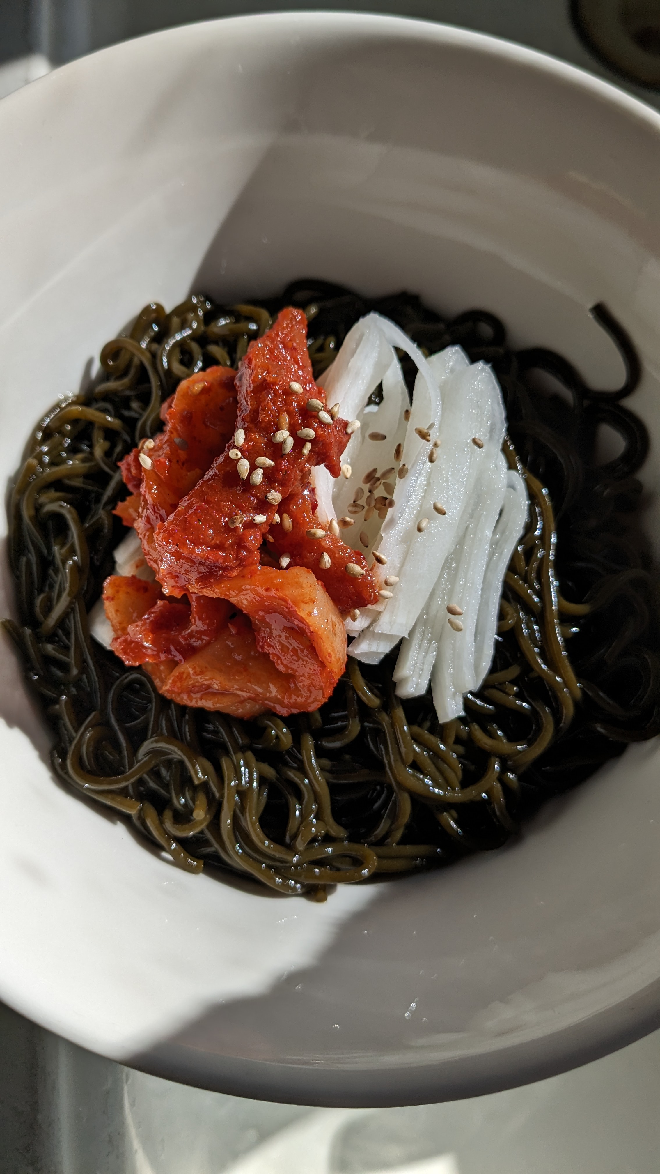 슬림 미역면 180g (메밀소스 1봉 증정)